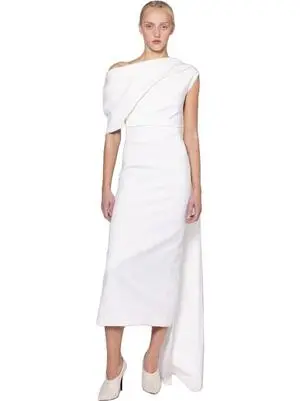 ROKSANDA Maite Crepe Bridal Dress - Ivory