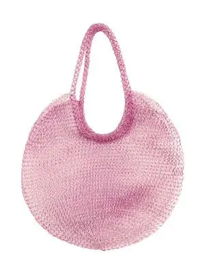 BRUNNA.CO The Sol Mesh Wire Tote Bag Pink