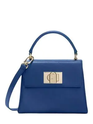 Furla Mini 1927 Leather Tote Bag - Blue