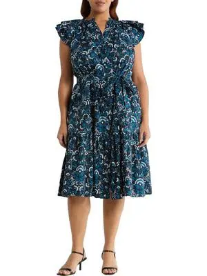 SUGARLIPS SUGARLIPS Etta Floral Midi Dress