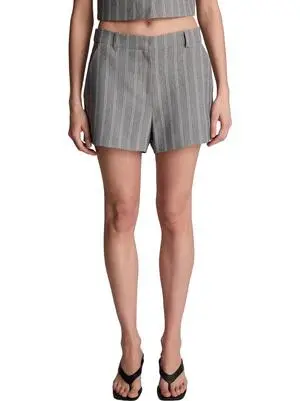 KENNETH COLE Pinstripe Tailored Shorts