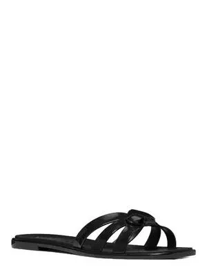 Kate Spade New York Sculpted Spade Jelly Slide Sandal - Black