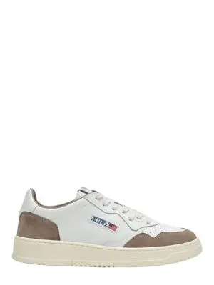 AUTRY Medalist Low Leather Sneaker - White