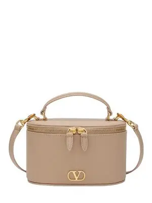 Valentino Garavani Vlogo Signature Mini Vanity Bag - Pink