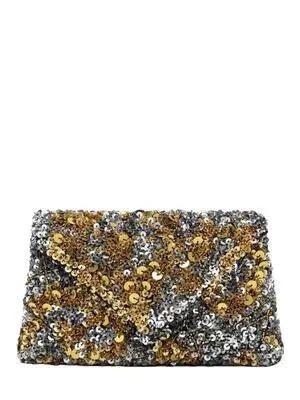 Dries Van Noten Sequin Pouch - Metal