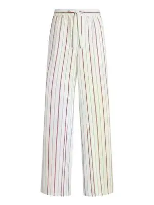 DOLCE & GABBANA Striped Drawstring Trousers