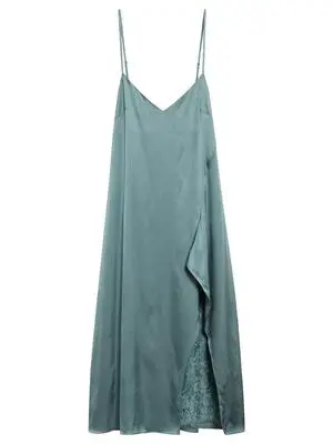 Acne Studios Satin Slipdress - Sage Green