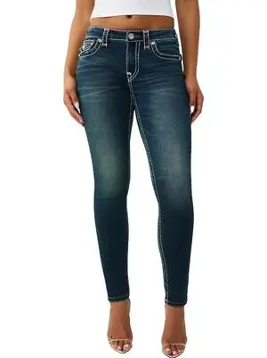 True Religion Skinny Leg Jeans - Dark Wash