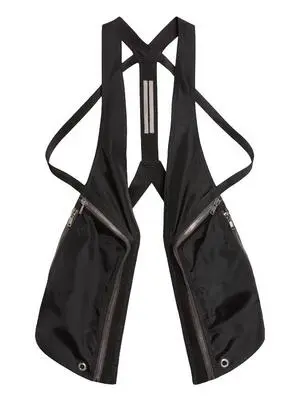 Rick Owens Temple Bauhaus Vest - Black