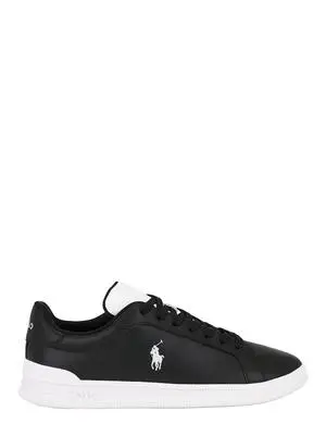 Polo Ralph Lauren Suede Cevio Espadrilles - Black & White