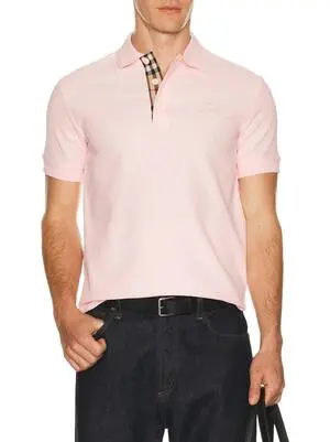 Burberry Eddie Ekd Polo In Pink - Mallow Pink