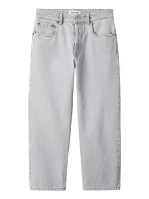 Miu Miu Five-pocket Denim Jeans - Grey