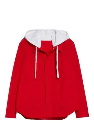 Thom Browne Utility Jacket With Removable Hood - Red
