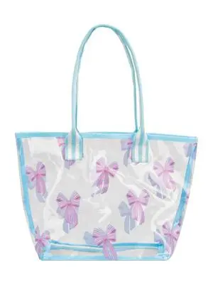 ISCREAM Spring Bows Clear Tote Bag