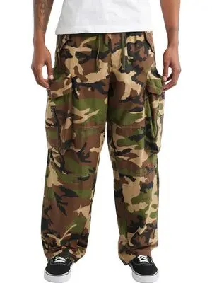 BILLIONAIRE BOYS CLUB Bb Star Loose Fit Camo Cargo Pants - Kelp