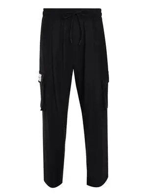 HINNOMINATE Drawstring Cargo Trousers - Black