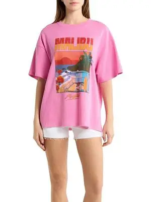 Rip Curl Hayley O Heritage Graphic T-shirt - Super Pink