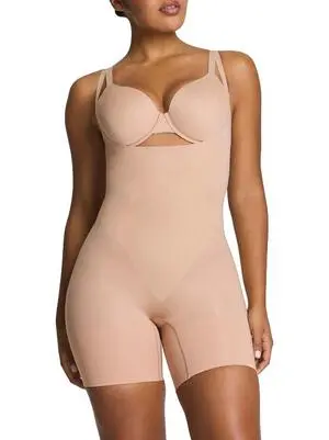 Spanx Sculpt™ Go Figure Open Bust Shaper Bodysuit - Chai