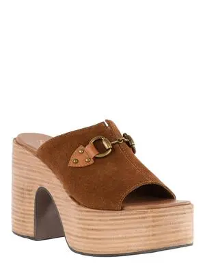 Seychelles Take The Lead Platform Sandals - Tan