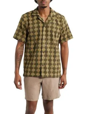 Oas Forti Camp Shirt - Dark Green