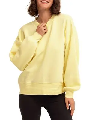 THREADS 4 THOUGHT Blaise Triblend Fleece Sweatshirt - Lemonade
