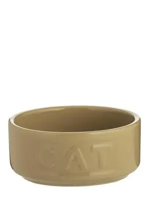 MASON CASH 5.2-inch Cat Food And Water Bowl - Brown