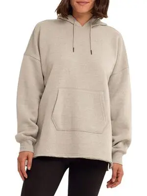 THREADS 4 THOUGHT Missy Triblend Fleece Tunic - Light Heather Grey