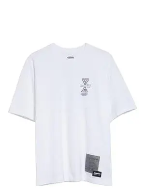 Yohji Yamamoto X Neighborhood Short Sleeve Logo Graphic T-shirt - Grey