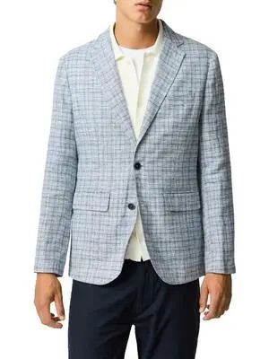 RODD & GUNN Charterhouse Sports Fit Plaid Linen Sport Coat