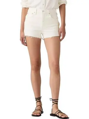 LEVI'S 501® Original High Waist Denim Cutoff Shorts - Disco Nights Cut Hem Stf