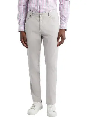 Johnnie-o Atlas Garment Dye Stretch Chinos - Chrome