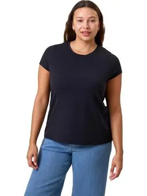 KINDRED BRAVELY Slim Fit Modal Crewneck T-shirt - Black
