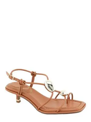 KENNETH COLE Gemma Kitten Heel Sandal - Tan