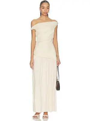 Faithfull The Brand Roma Maxi Dress - Neutral