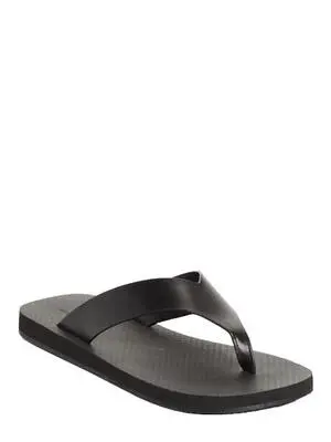 THE ROW Dune Classic Ginza Flip Flop - Black