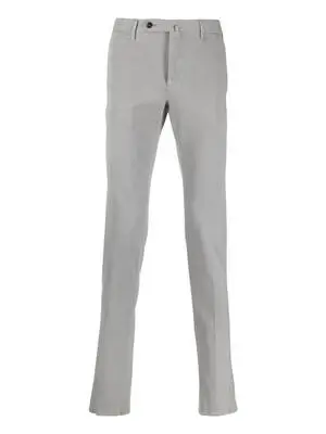 PT TORINO Mid-rise Skinny Trousers - Grey