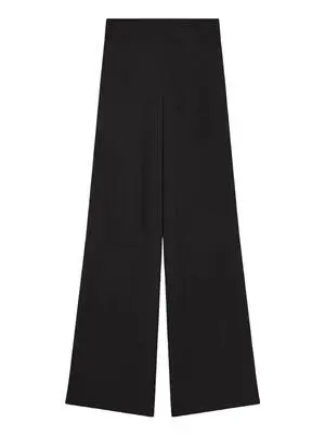 JOSEPH Wide Leg Trousers - Black