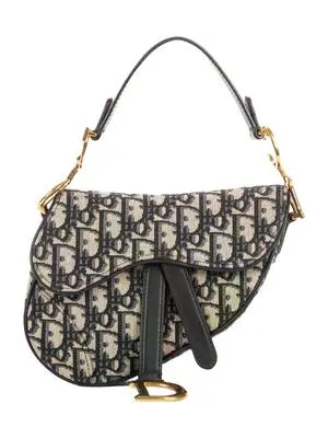 Dior Saddle Oblique Shoulder Bag - Blue