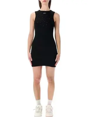 Off-White X Virgil Abloh Rowing Mini Dress - Black