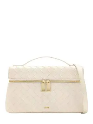 Jw Pei Thea Woven Top-handle Tote Bag - Neutrals