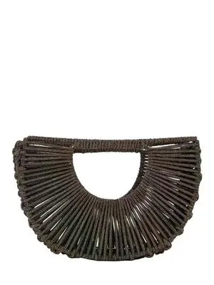 HIBOURAMA Demetra Crystal-studded Tote Bag - Grey
