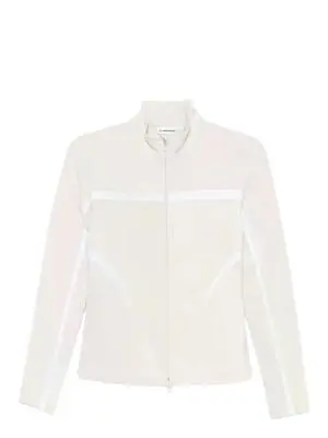 J. Lindeberg Striped Zip Knitwear - Neutrals
