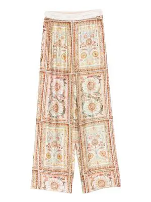 Just Cavalli Printed Trousers Neutrals