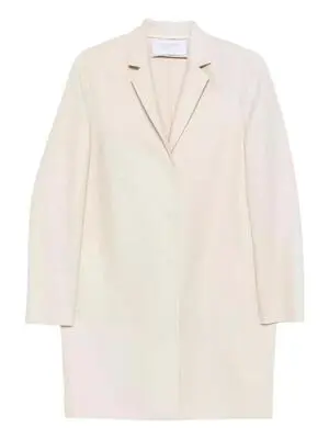 Harris Wharf London Button Coat - Neutrals