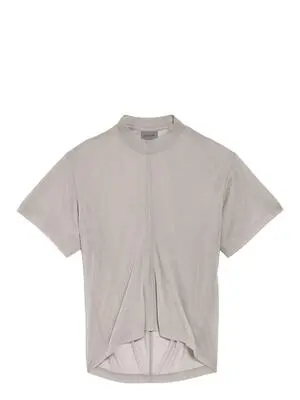 Balenciaga Transparent Jersey Top - Grey & Silver