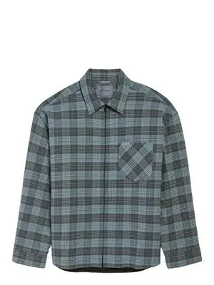 Balenciaga Padded Overshirt - Blue