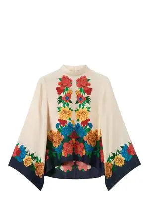 La DoubleJ Floral Print Blouse - Neutrals