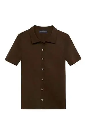 Brooks Brothers Rib-knit Shirt - Brown