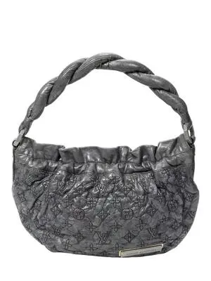 LOUIS VUITTON Pm Olympe Nimbus Twisted-handle Tote Bag - Grey