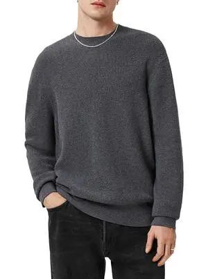 ALLSAINTS Aspen Crewneck Sweater - Slate Blue